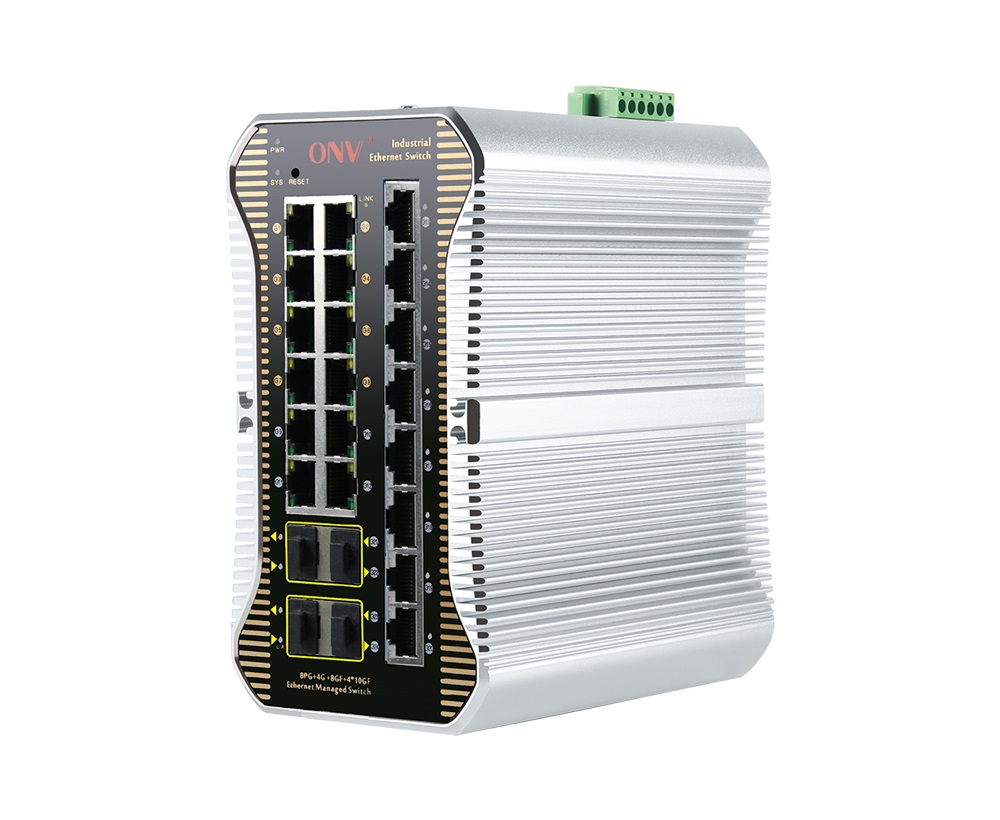 Full gigabit 24-port managed industrial Ethernet switch-Industrial ...