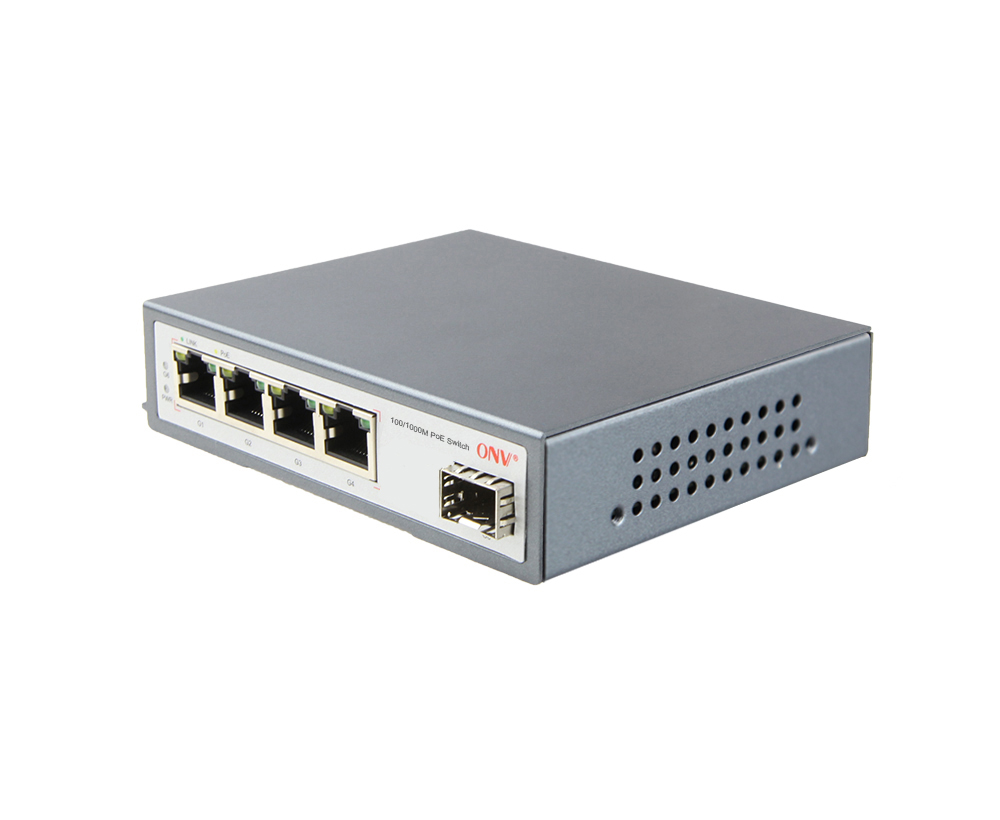 Gigabit 4-port single-mode dual fiber media converter-Optical Fiber ...