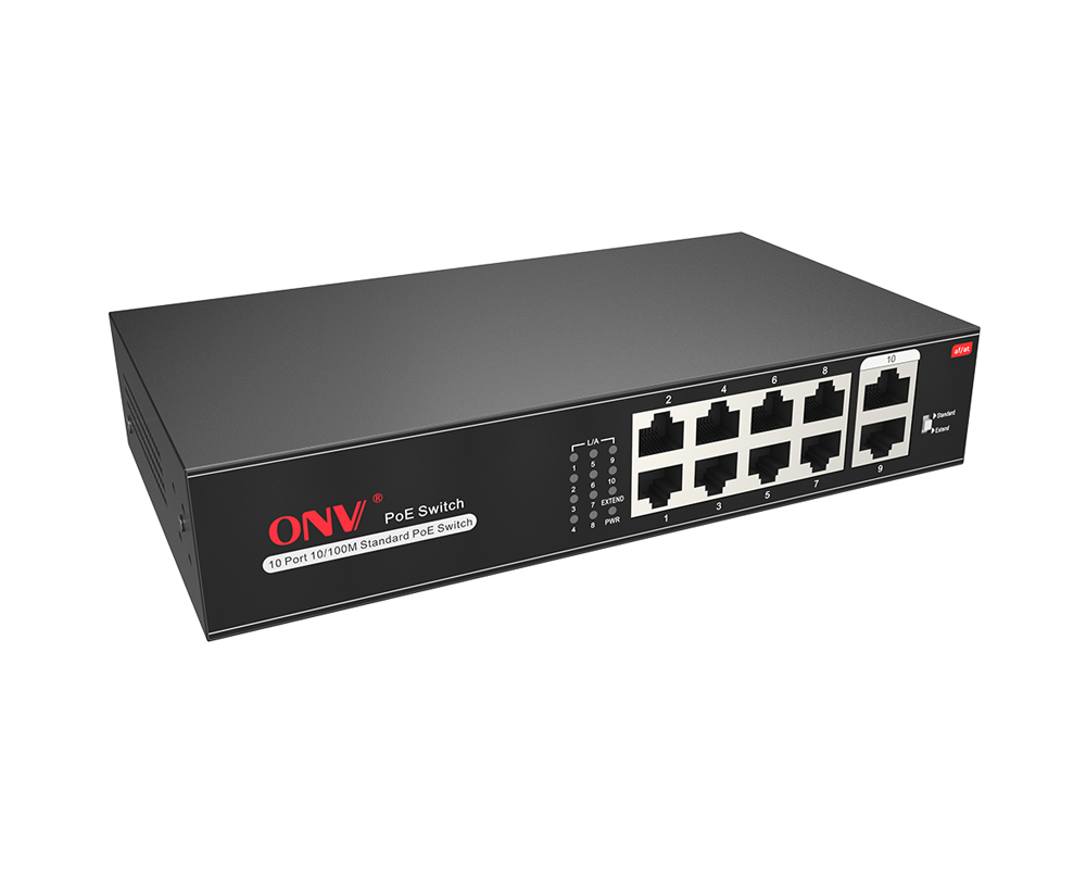 10M/250m transmission 10/100M 10-port PoE switch-PoE Switch