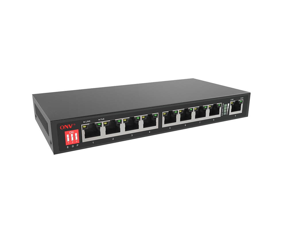 10/100M 9-port AI PoE switch-PoE Switch
