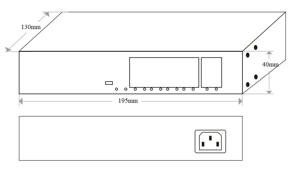 10/100M 10-port AI PoE switch-PoE Switch
