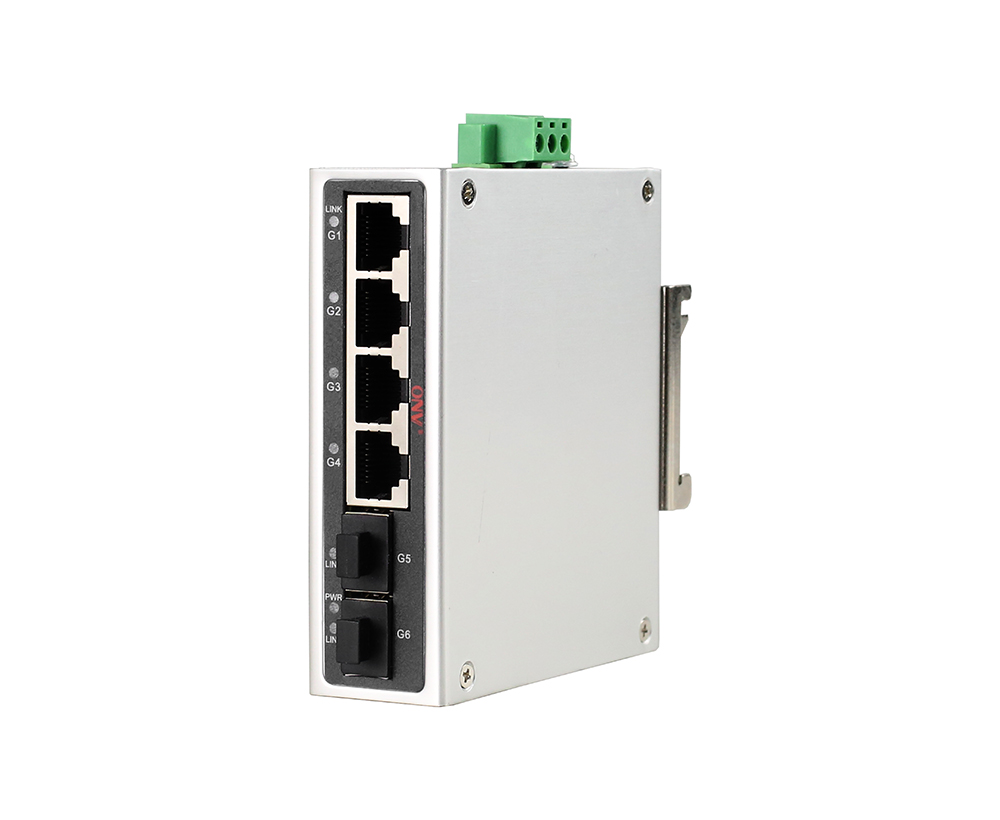 Full gigabit 6-port industrial Ethernet fiber switch-Industrial ...